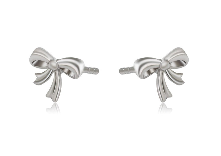 Ohrring Stecker Schleife 925er versilbert jetzt hier kaufen!